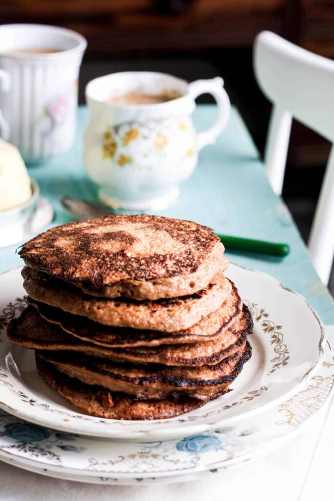 Flourless Banana Walnut Pancakes - From The Larder