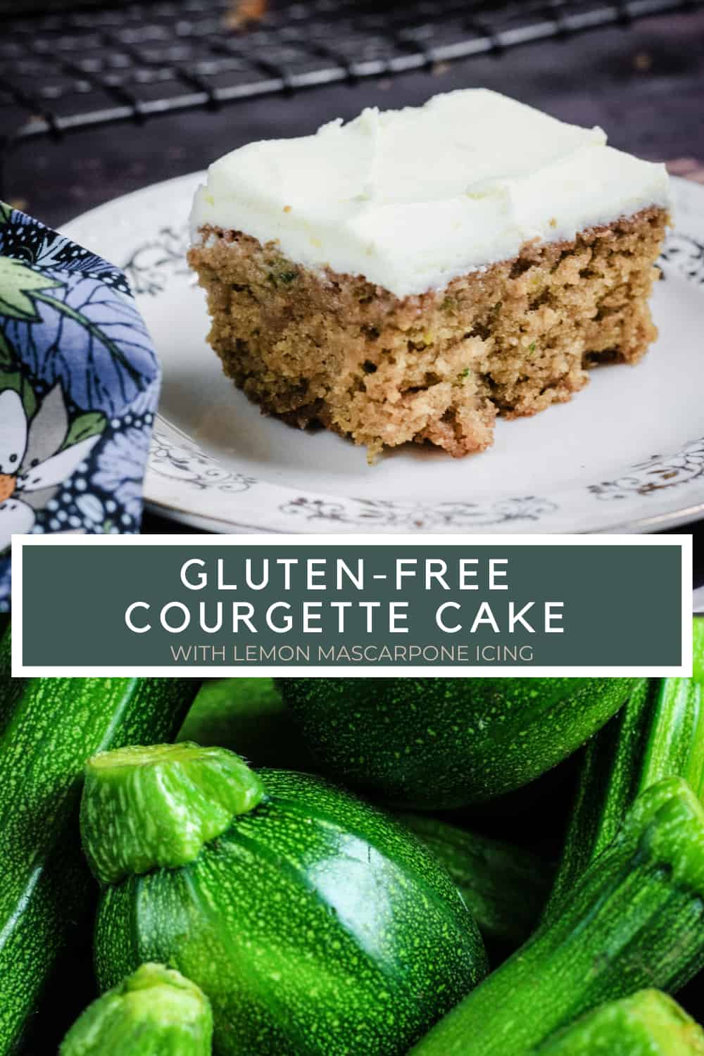Gluten-Free Courgette Cake Traybake - From The Larder