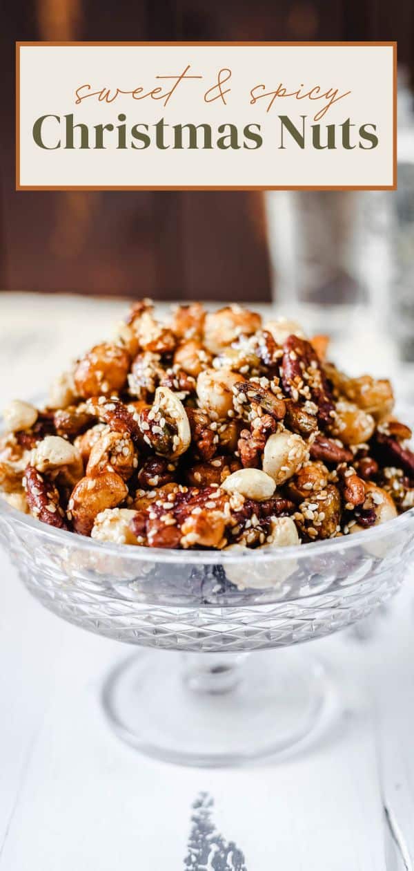 Homemade Sweet and Spicy Christmas Nuts - From The Larder