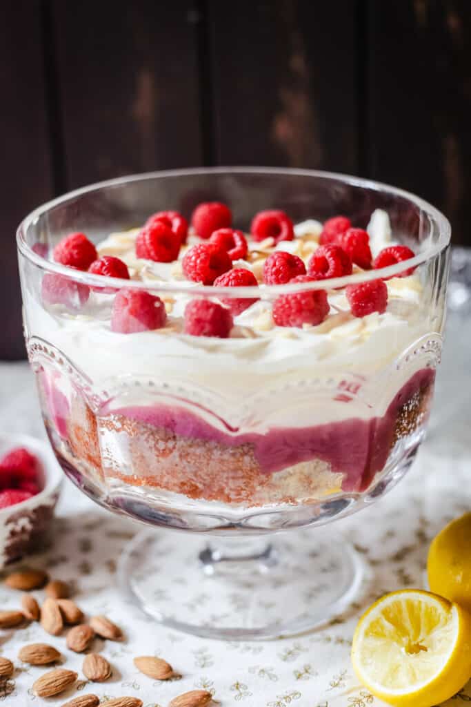 Gluten-Free Trifle with Lemon & Raspberry - From The Larder