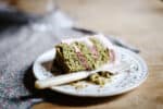 Gluten-Free Matcha Cake with Raspberries - From The Larder