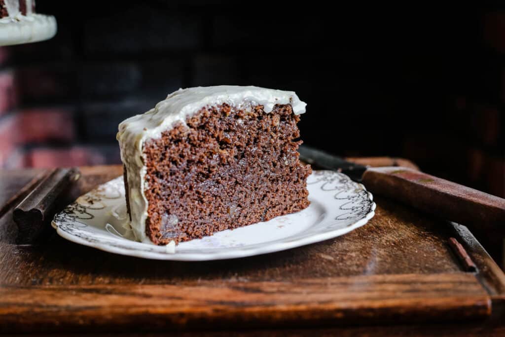 Gluten-Free Sticky Gingerbread Cake - From The Larder