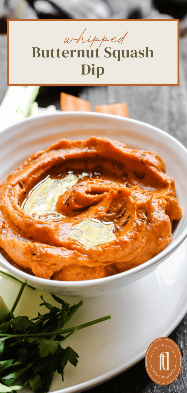Whipped Butternut Squash Dip (vegan) - From The Larder