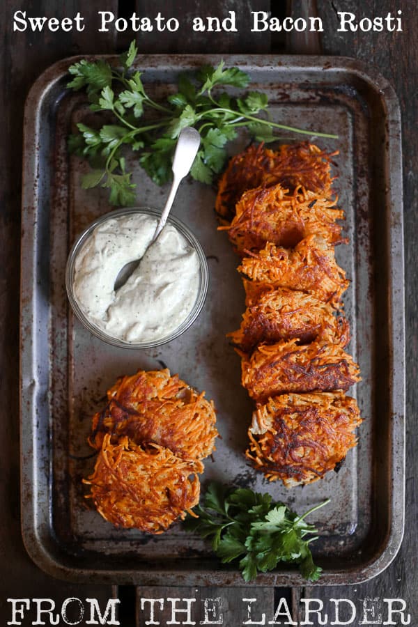 Sweet Potato and Bacon Rosti - From The Larder