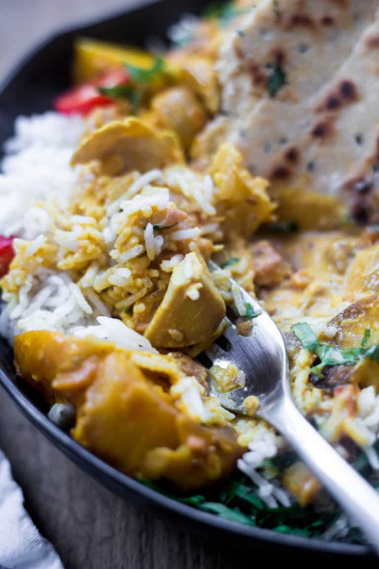 The Best Totally Creamy Leftover Turkey Curry - From The Larder
