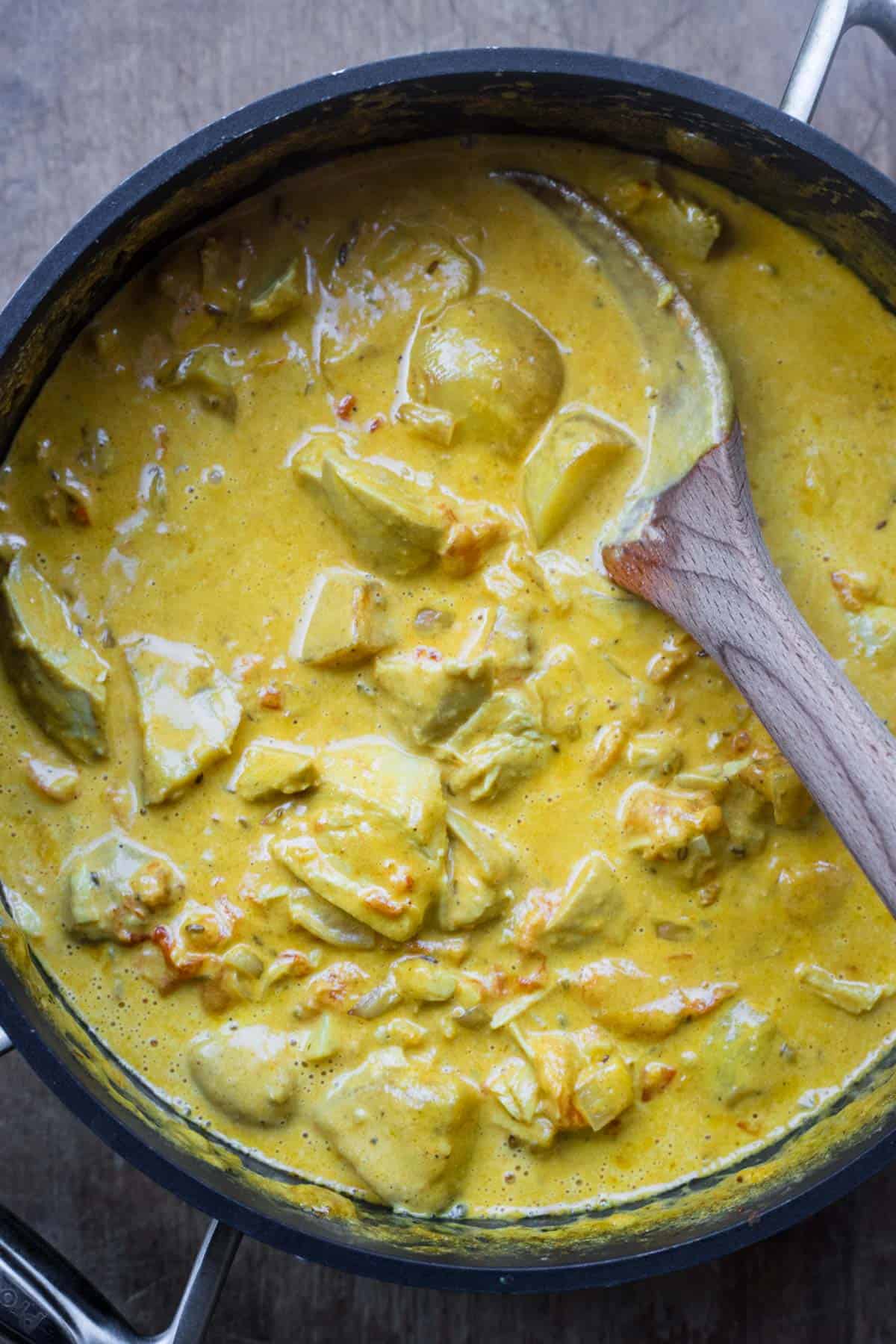 The Best Totally Creamy Leftover Turkey Curry - From The Larder