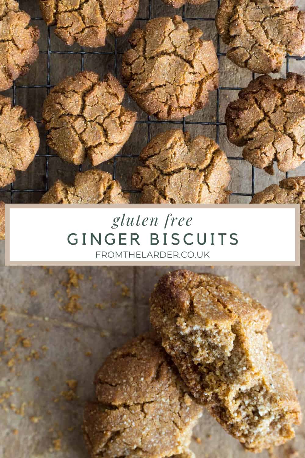 Gluten-Free Ginger Biscuits - From The Larder