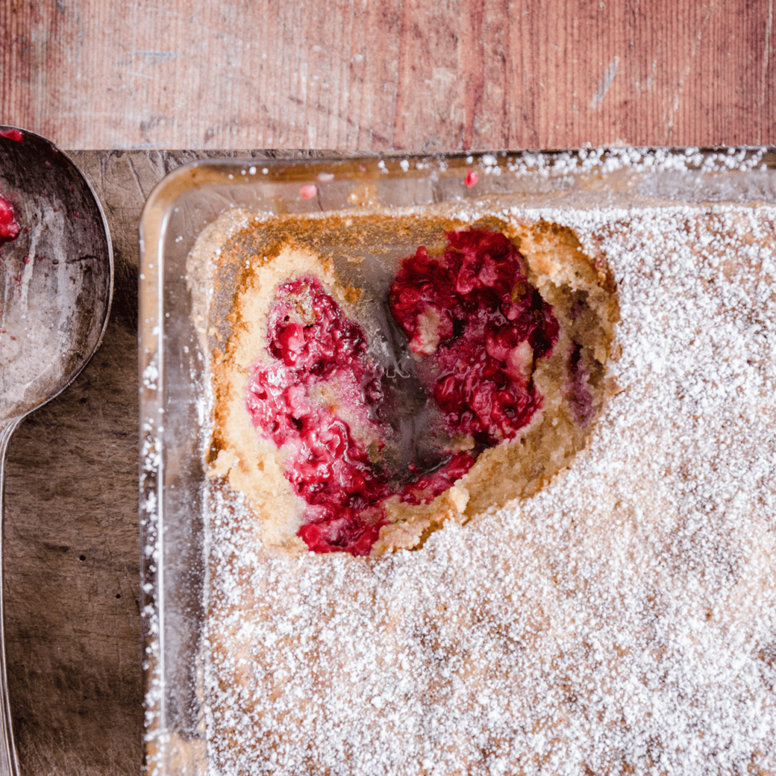 Raspberry Pudding - From The Larder