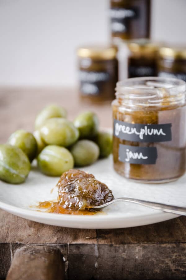 Green Plum Jam - From The Larder