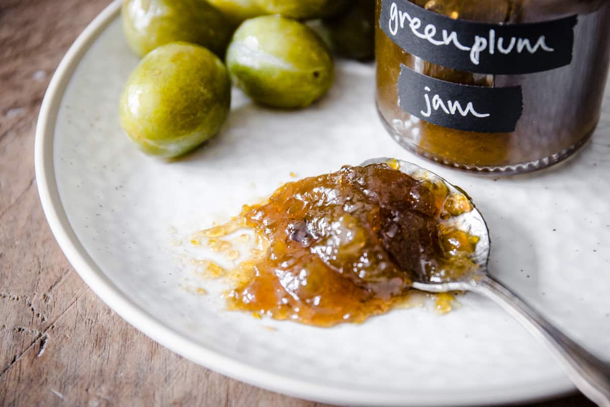 Green Plum Jam - From The Larder