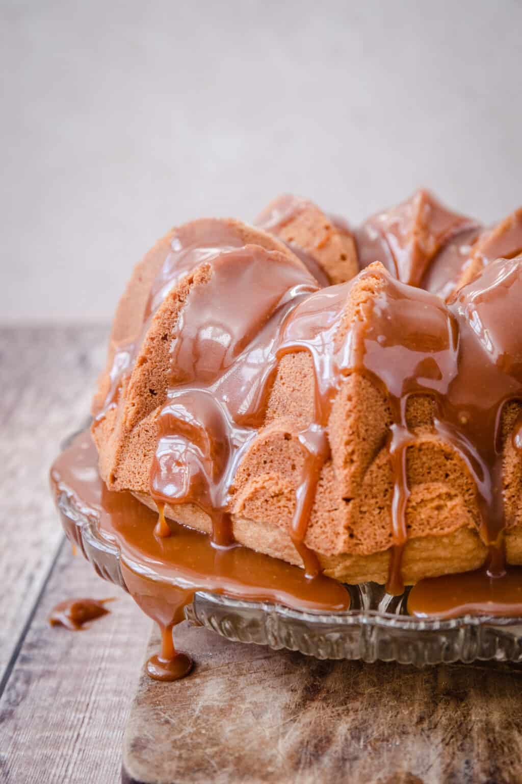 Gluten-Free Lemon Bundt Cake with Lemon Caramel - From The Larder