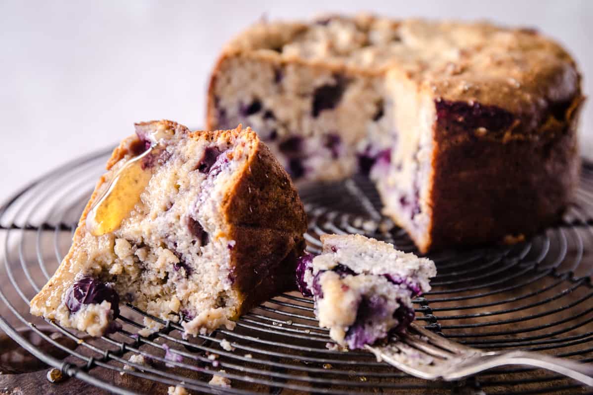 Leftover Porridge Cake - From The Larder