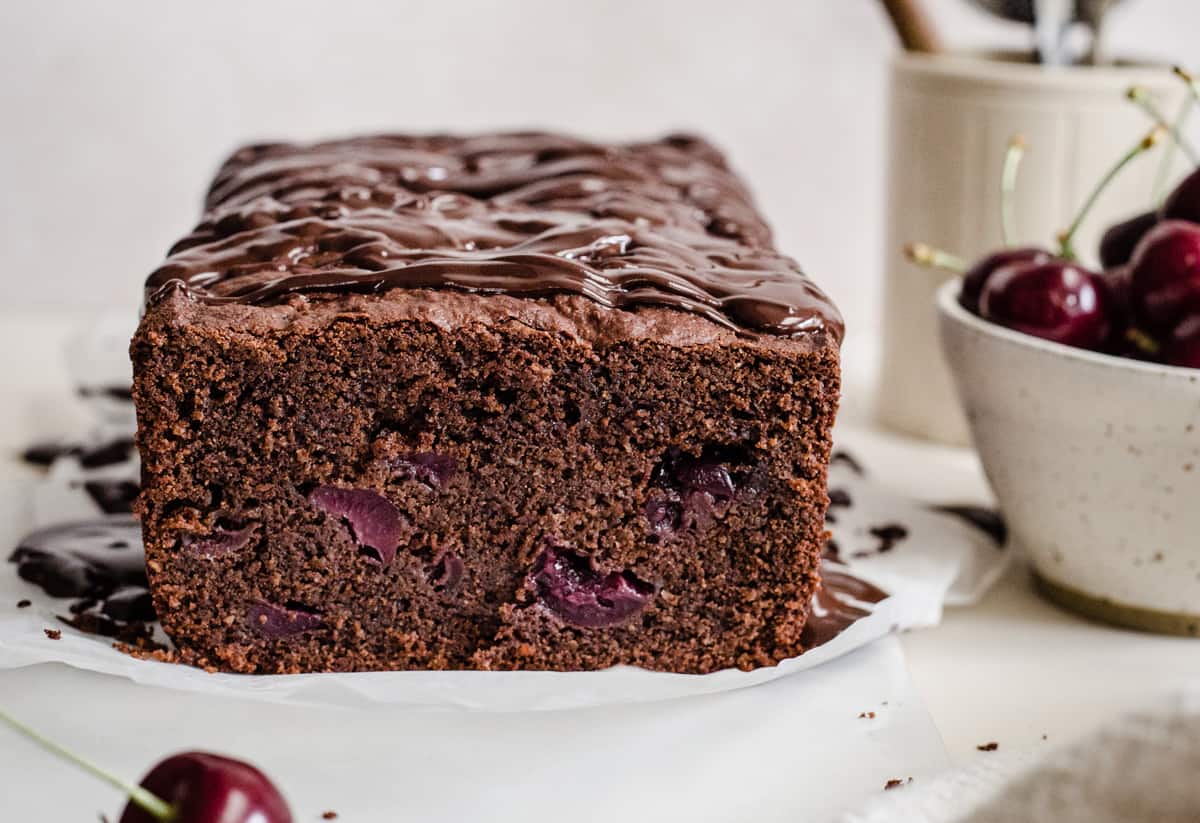 Gluten-Free Chocolate Cherry Cake - From The Larder