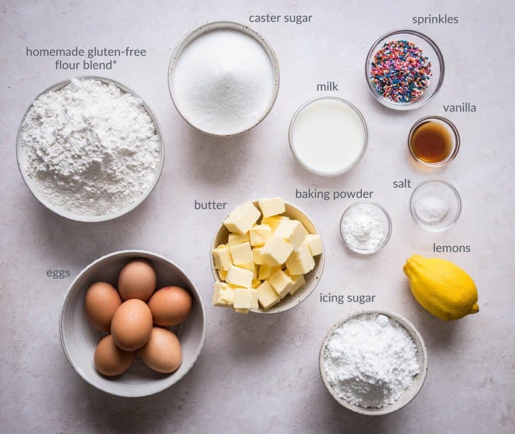 Gluten-Free School Cake {no xanthan gum} - From The Larder