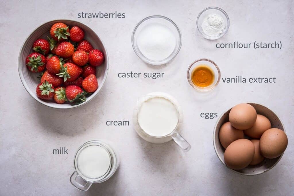 Strawberry Custard - From The Larder