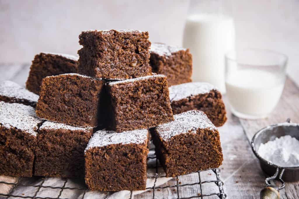 Gluten-Free Sticky Gingerbread Cake - From The Larder