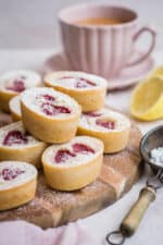 Easy Lemon Raspberry Friands - From The Larder