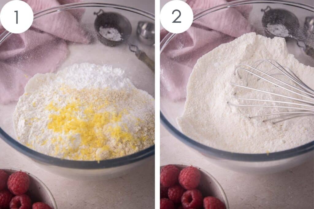Easy Lemon Raspberry Friands - From The Larder