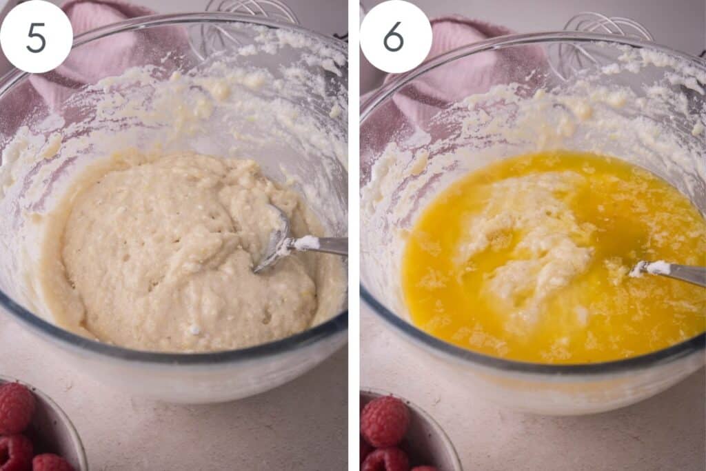 Easy Lemon Raspberry Friands - From The Larder