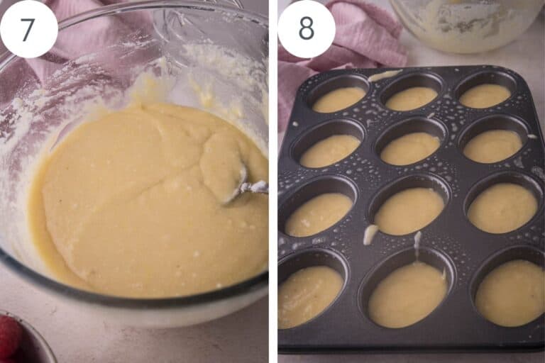 Easy Lemon Raspberry Friands - From The Larder