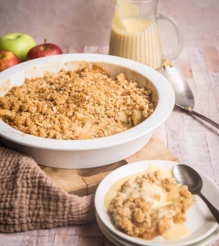Easy Gluten-Free Apple Crumble - From The Larder