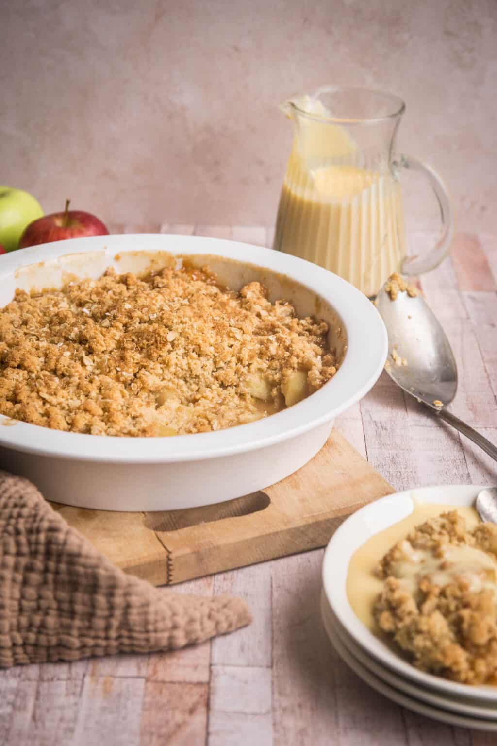 Easy Gluten-Free Apple Crumble - From The Larder
