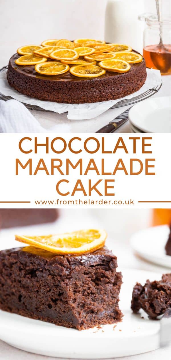 Chocolate Orange Marmalade Cake (gluten-free) - From The Larder