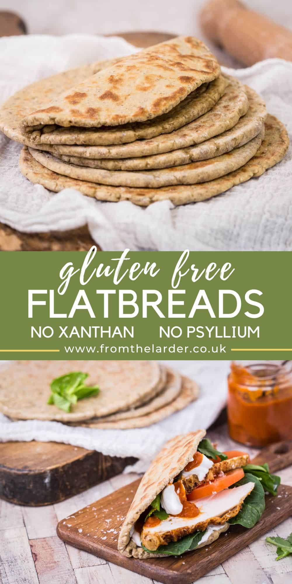 Gluten-Free Flatbread (Soft and Fluffy) - From The Larder