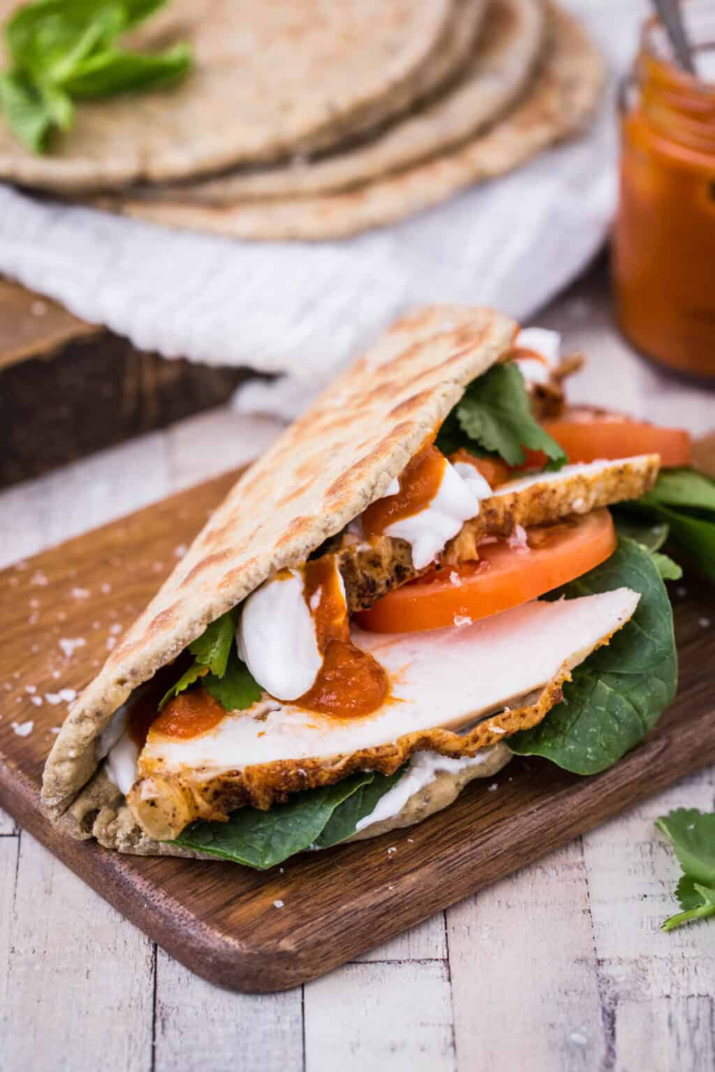 Gluten-Free Flatbread (Soft and Fluffy) - From The Larder