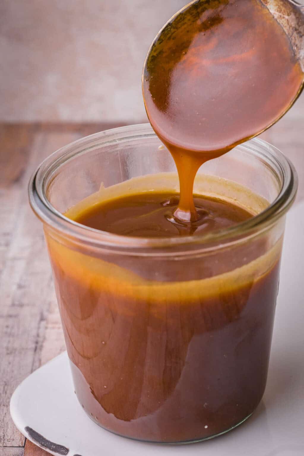 Quick Salted Caramel Sauce (gluten-free) - From The Larder