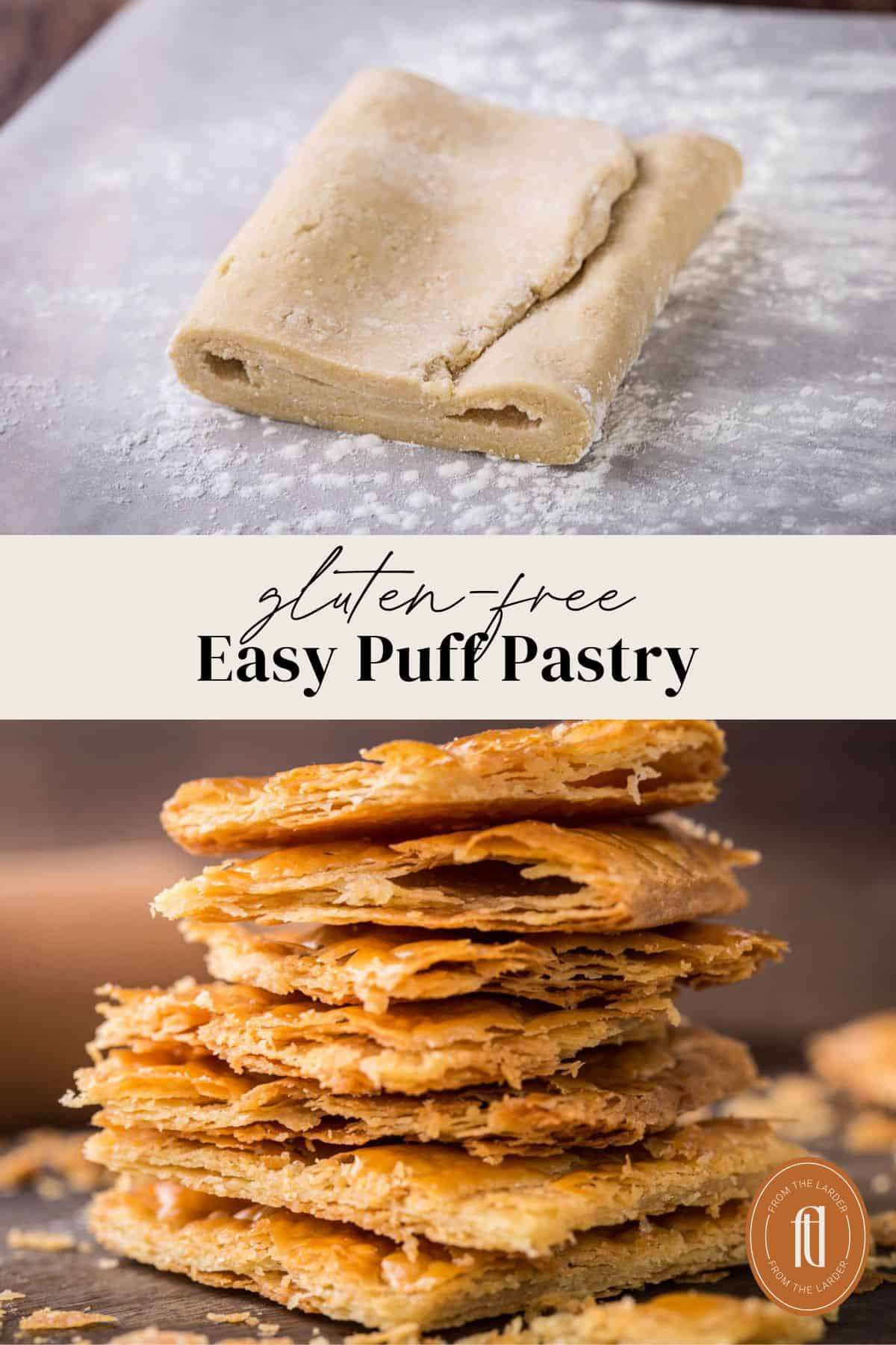 Easy Homemade Gluten-Free Puff Pastry (quick rough puff) - From The Larder