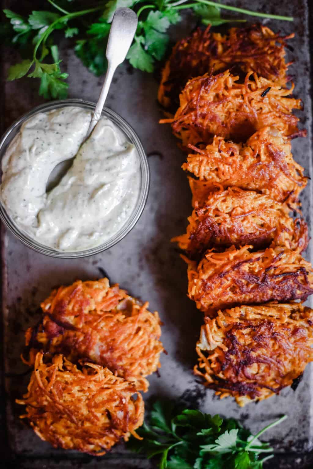 Sweet Potato Rosti with Bacon - From The Larder