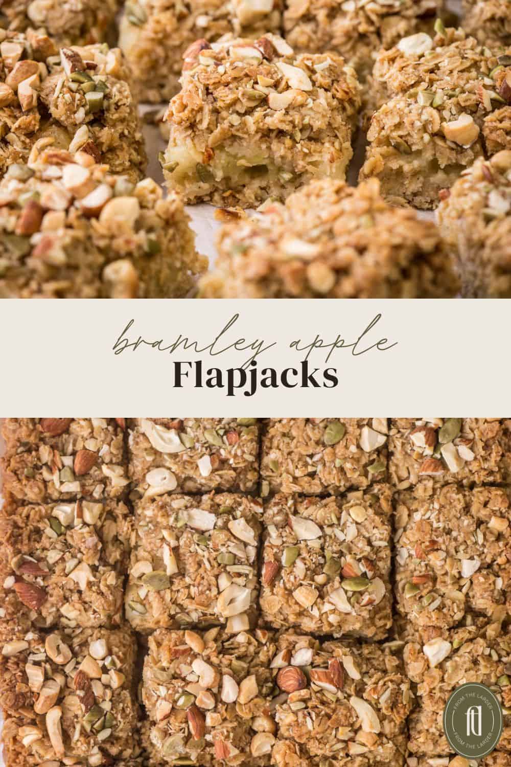 Easy Bramley Apple Flapjacks - From The Larder