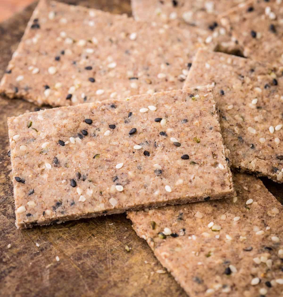 Seeded Gluten-Free Crispbreads - From The Larder