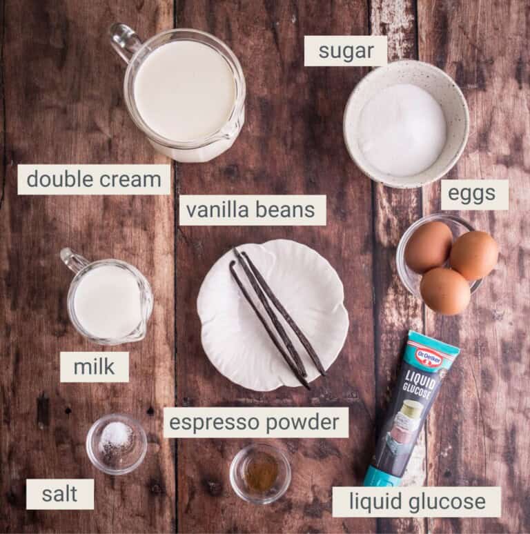 Homemade Creamy Vanilla Ice Cream (traditional style) - From The Larder