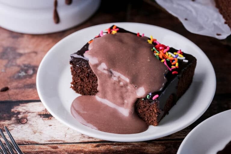 Gluten-Free Chocolate School Cake - From The Larder