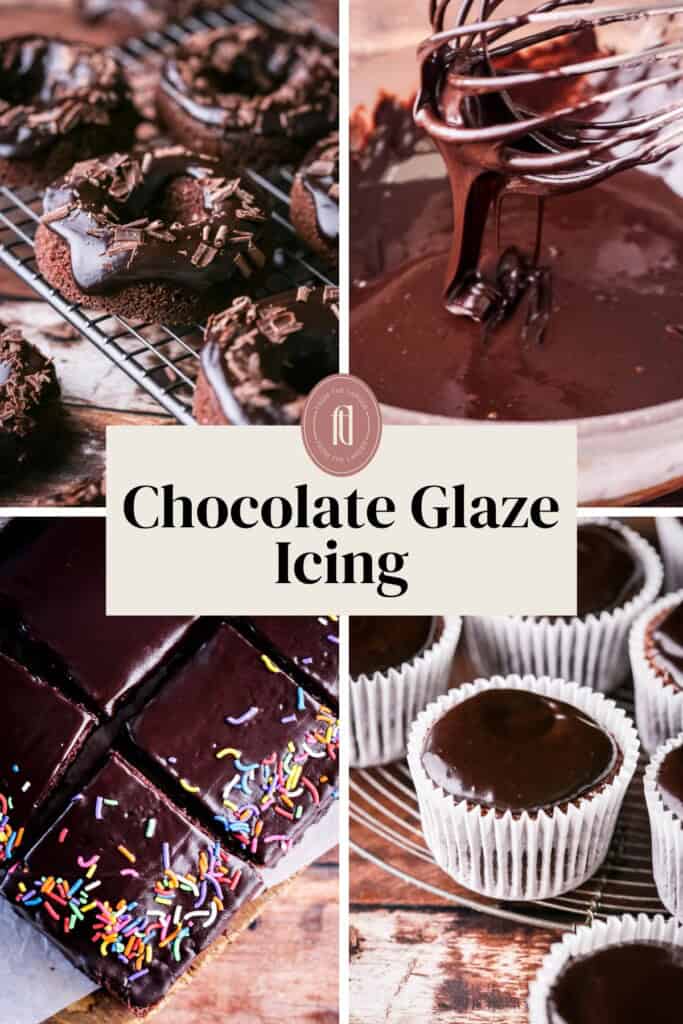 Easy Chocolate Glaze Icing (with cocoa powder) - From The Larder