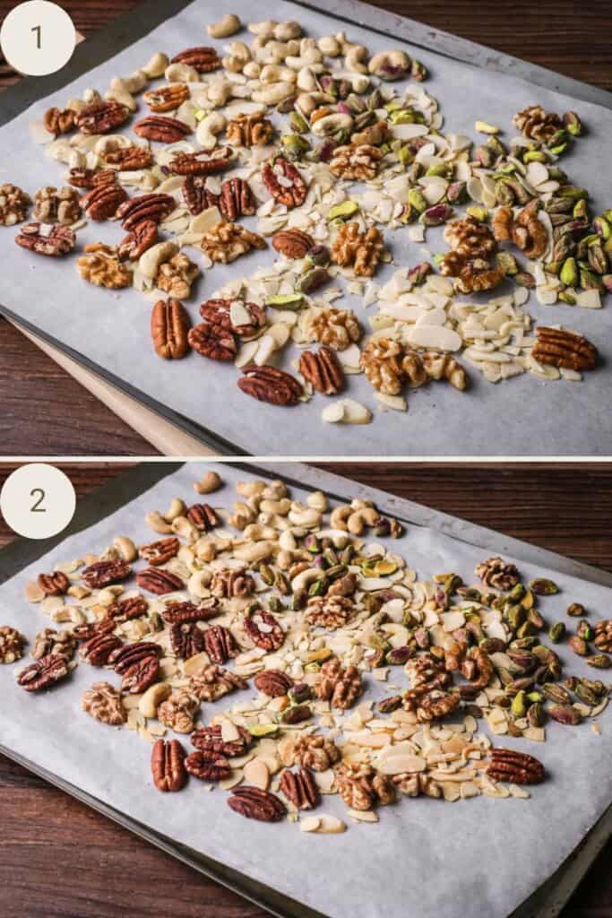 Homemade Crunchy Caramelised Nuts - From The Larder