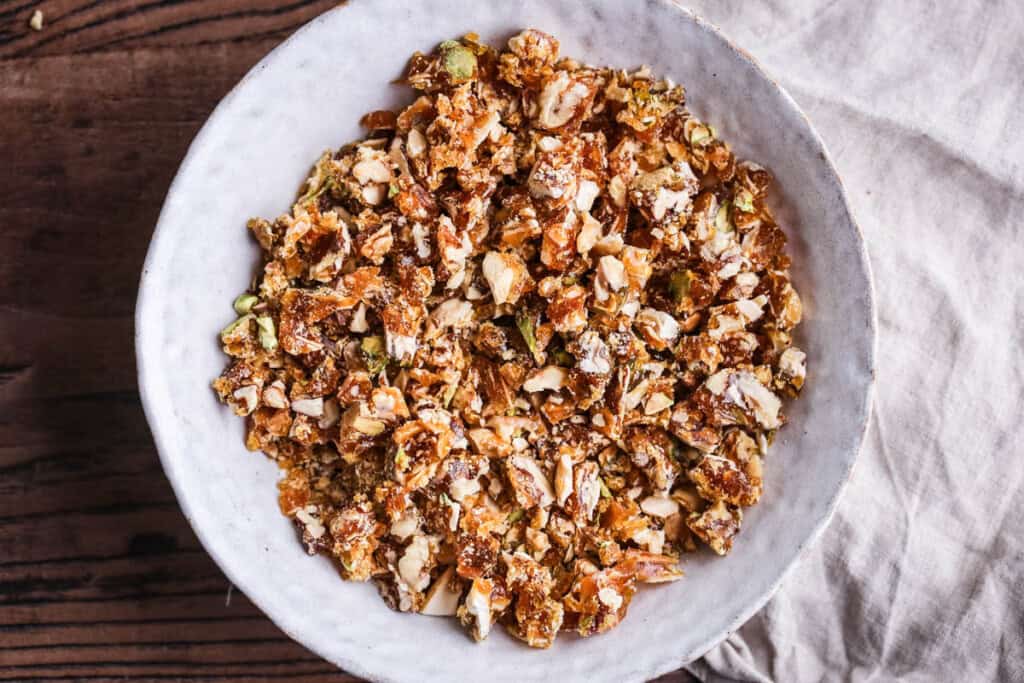 Homemade Crunchy Caramelised Nuts - From The Larder